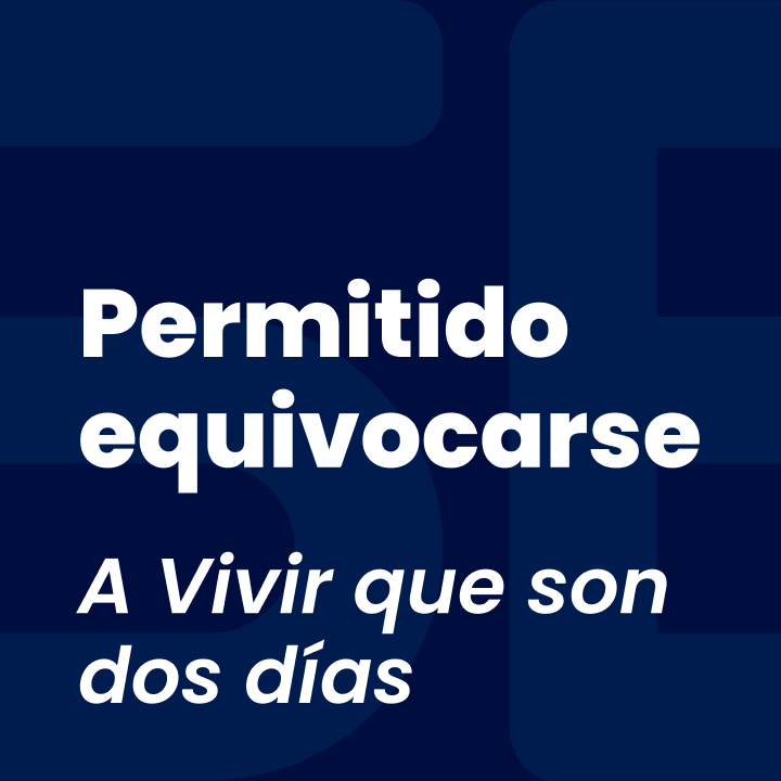 Cadena SER: Escucha todos los episodios de Permitido equivocarse